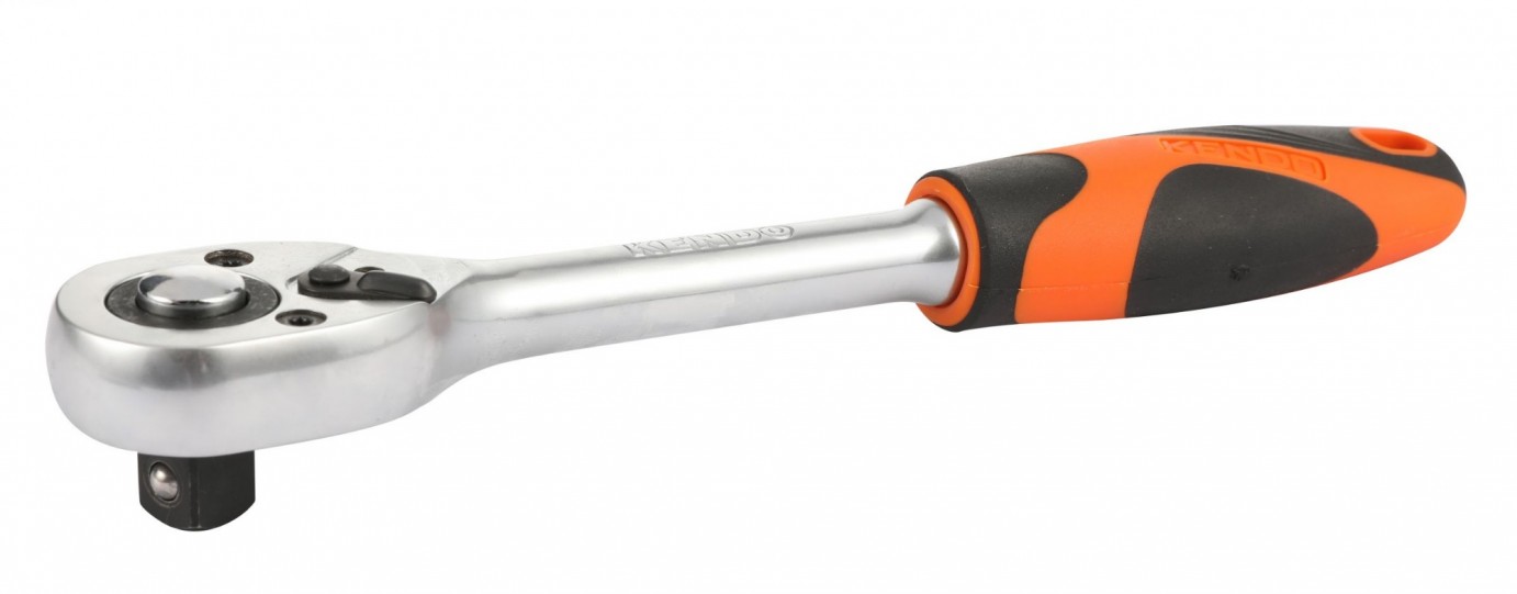 Kendo KE16209 Ratelsleutel 1/4" Met Doppenset - Gereedschap ...