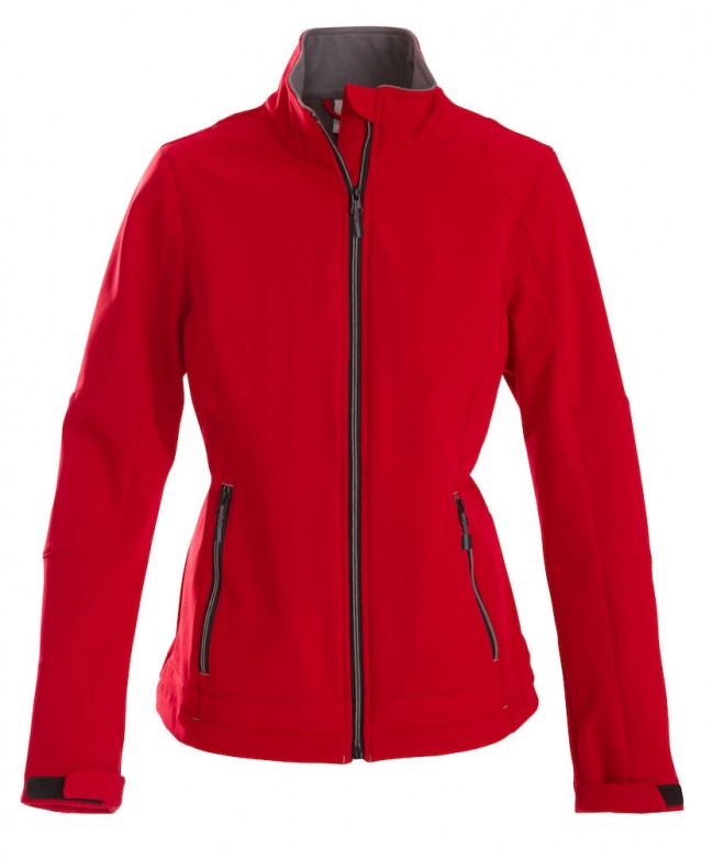Printer Essentials Trial Lady Softshell Jacket Rood - Softshells - Werkkledij Center